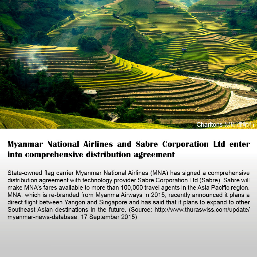 Myanmar National Airlines and Sabre Corporation Ltd enter into ...