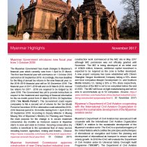 Myanmar Government introduces new fiscal year from 1 October 2018